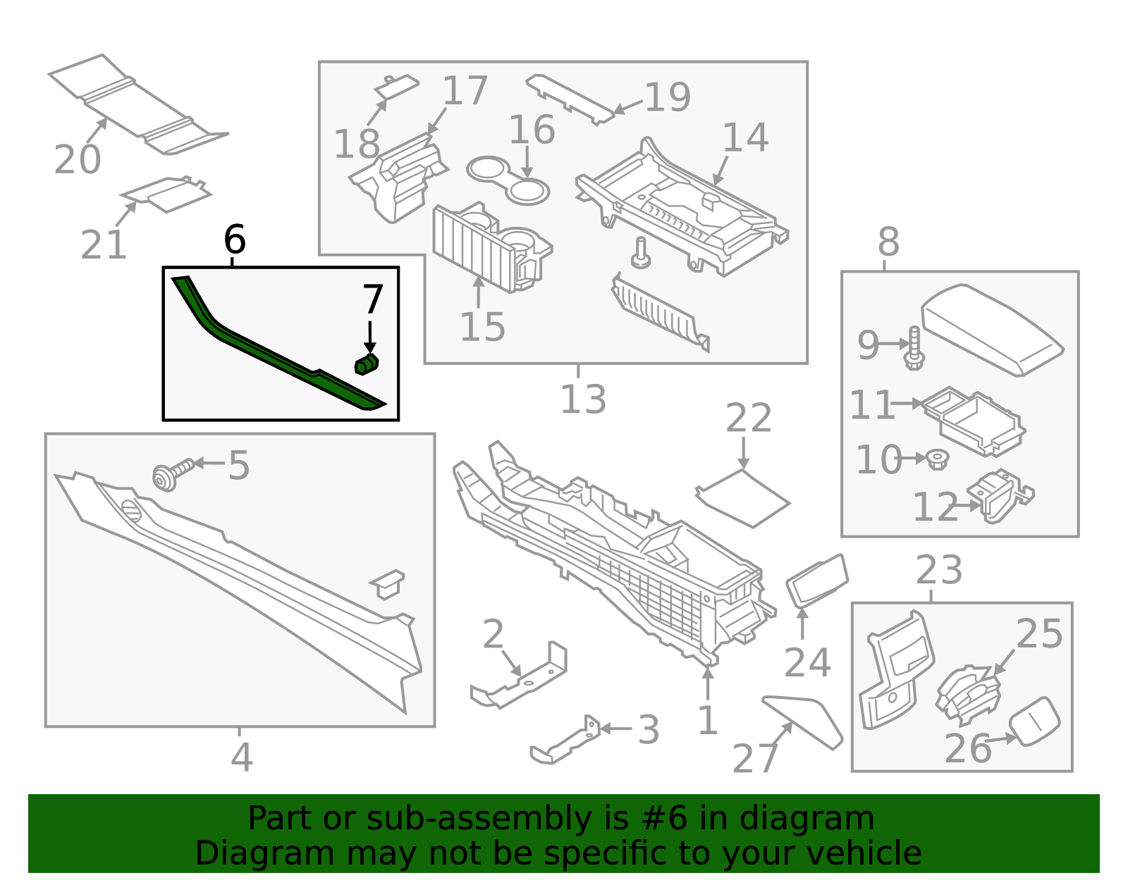 Console Trim Panel - Refresh Your Cabin's Factory Look | AutoNation Parts