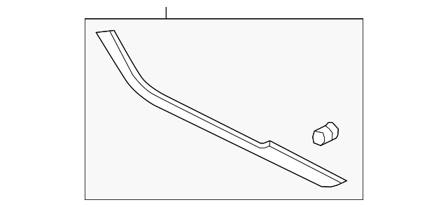 2017-2020 Lincoln MKZ | Trim Molding | HP5Z-54061A16-AA | Walls' Ford Parts