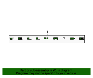 86310-S9060 - Nameplate 2021-2022 Kia Telluride | Kia Cheap Parts