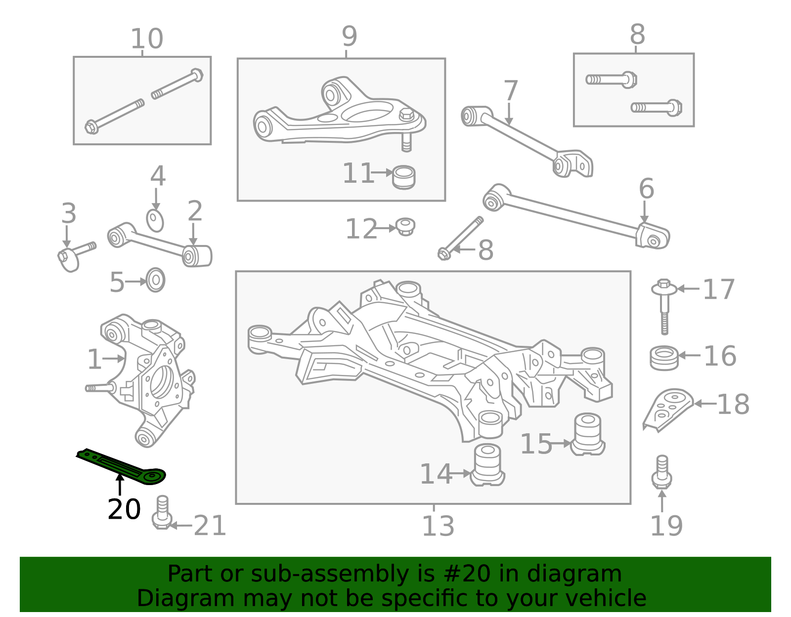 50375-T2A-A01 - Rear Mount Bracket Honda Parts Online