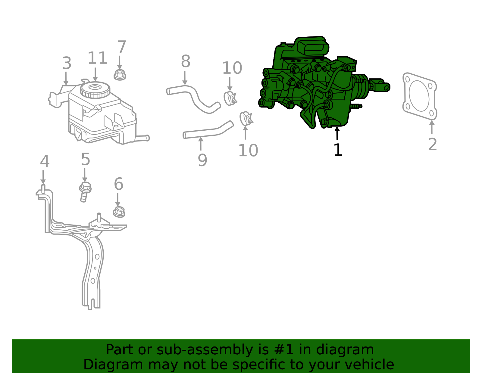 2022-2024 Toyota RAV4 Master Cylinder 47055-0R010 | Toyota Parts Center