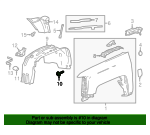 2008-2025 GM M4.2x1.41x20 Multi-Purpose Bolt 11570637 GM ...