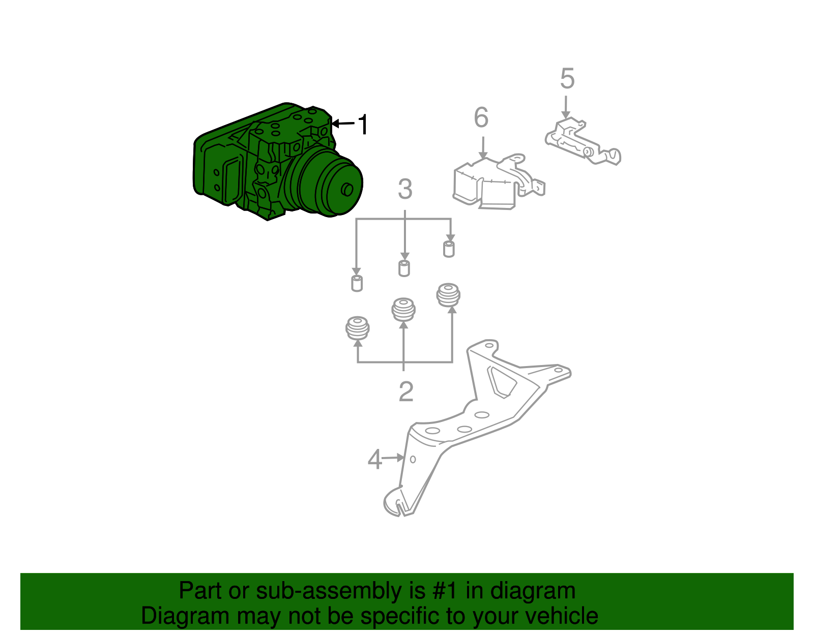 57110-SEC-A13 - 2006-2008 Acura TSX - Modulator Assembly (Vsa) | All ...