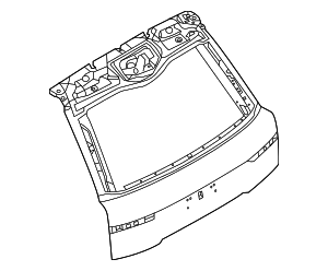Genuine OEM Lift Gate Part# LR181163 Fits 2013-2022 Land Rover Range ...