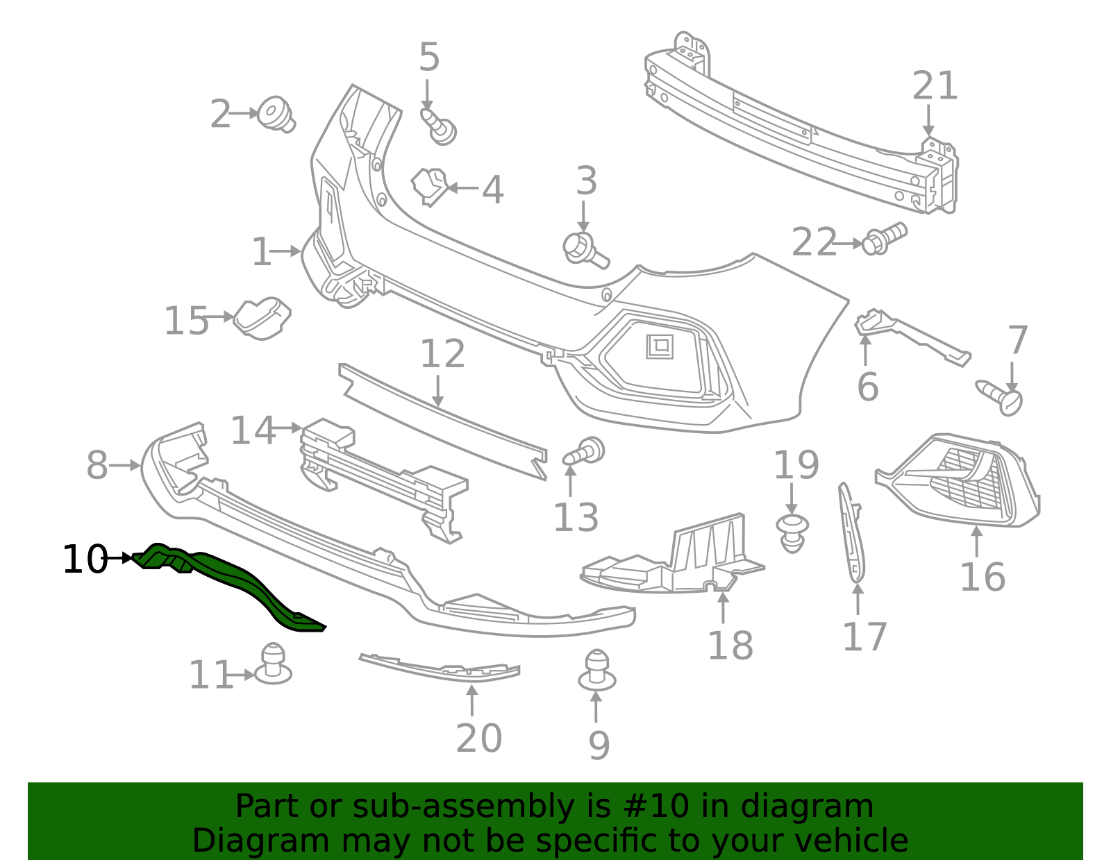 2020-2021 Honda Civic Finish Panel 71509-TGG-A70 | Honda Parts Direct