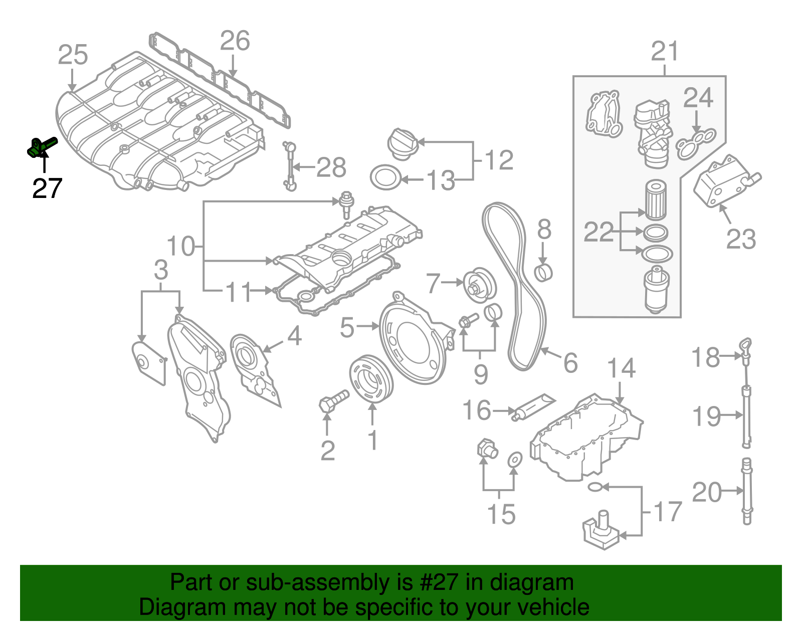 06B-905-379-G - Air Intake Temp Sensor 2002-2020 Audi | Audi OEM Parts Guy