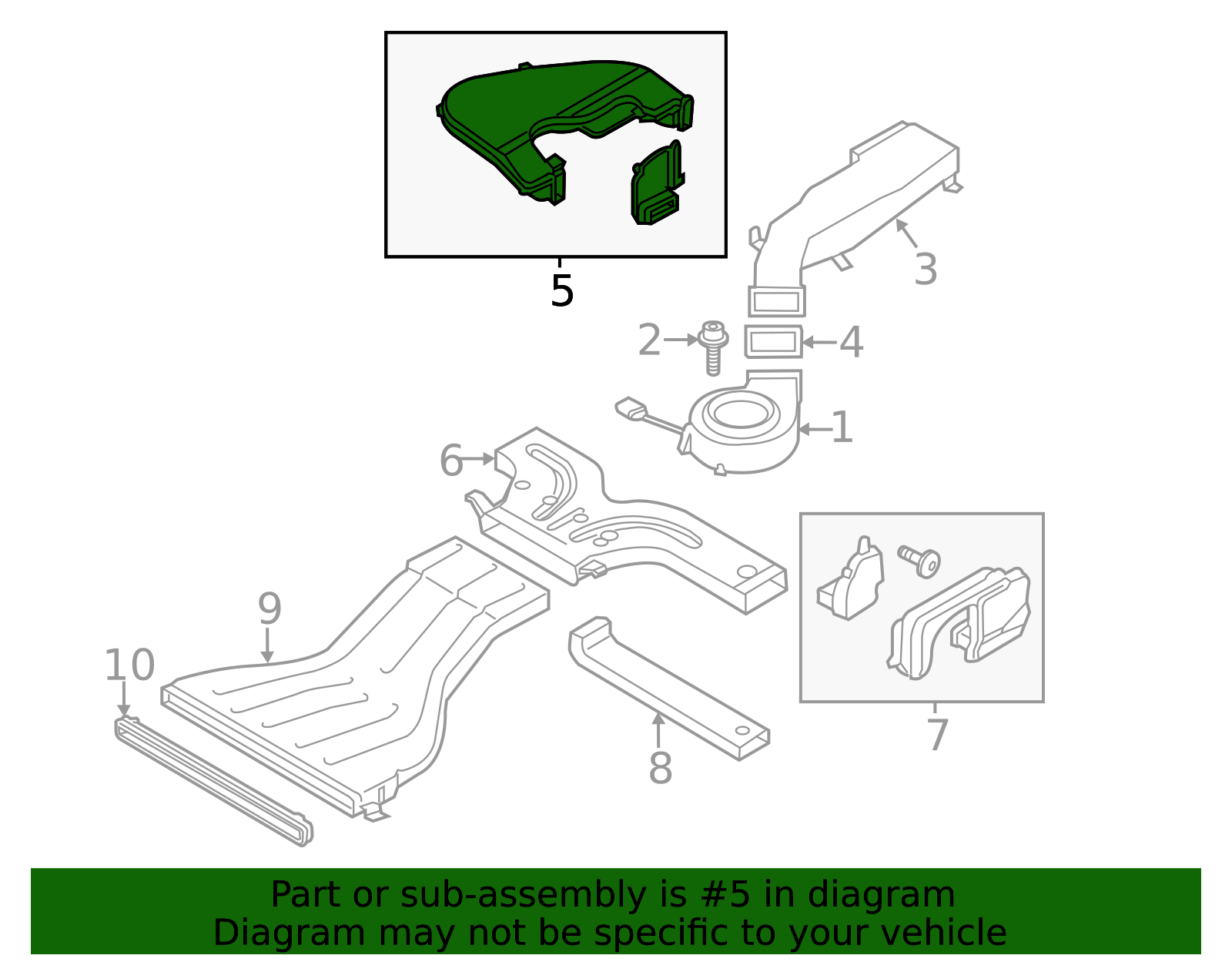 5C6-898-825 - High-Quality Upper Duct Repair Kit for 2013-2016 ...