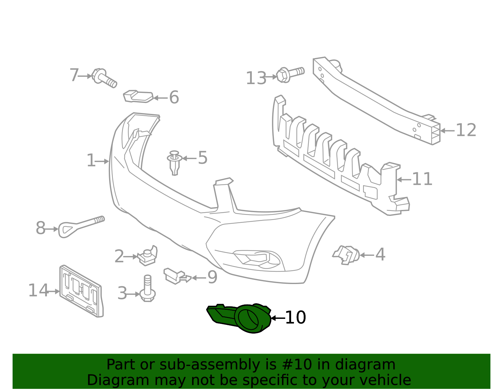 81482-0E030-B1 - High-Quality Fog Light Trim for AutoNation Parts
