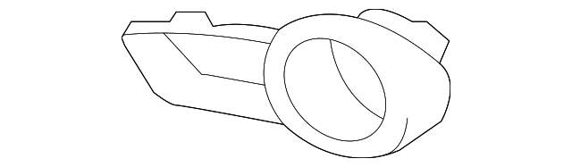 2008-2010 Toyota Highlander Cover Fog Lamp - DRIVERS SIDE 81482-0E060 ...
