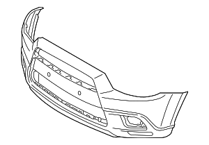 6400F756 - Bumper Cover 2013-2015 Mitsubishi Outlander Sport ...