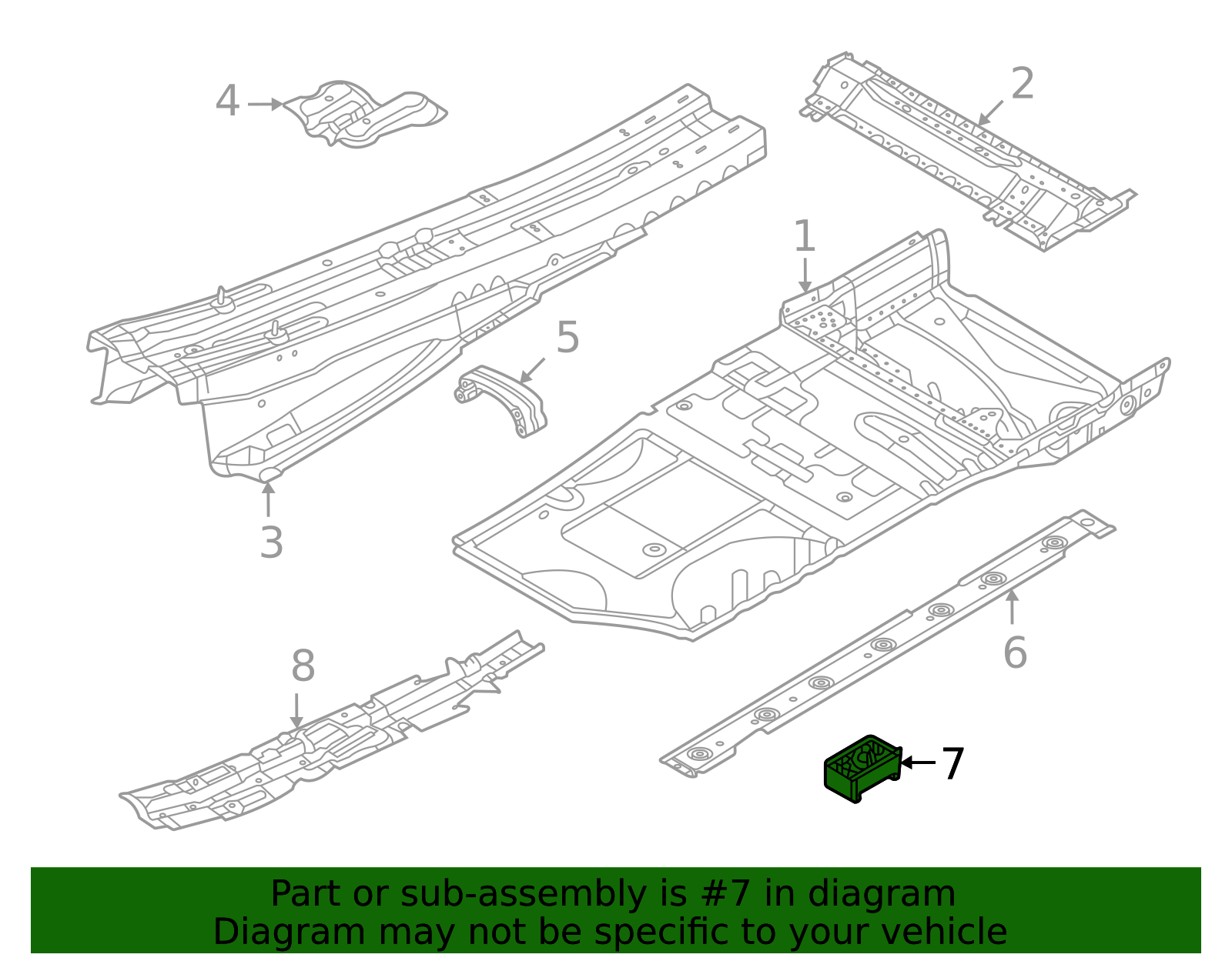2022-2024 Audi e-tron GT Jack Pad 9J1-802-819 | OEM Parts Online