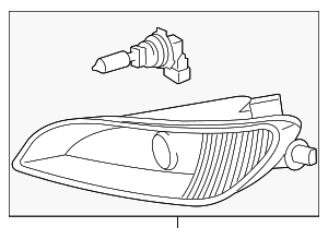 2006-2010 Toyota Sienna Fog Lamp Assembly 81210-AE020 | Toyota Parts Center