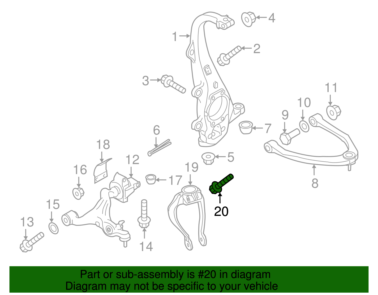 2009-2019 Infiniti Cross-Member Bolt 11298-EG30A | OEM Parts Online