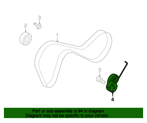 31401286 - Tensioner - 2007-2016 Volvo | Volvo OEM Parts Direct