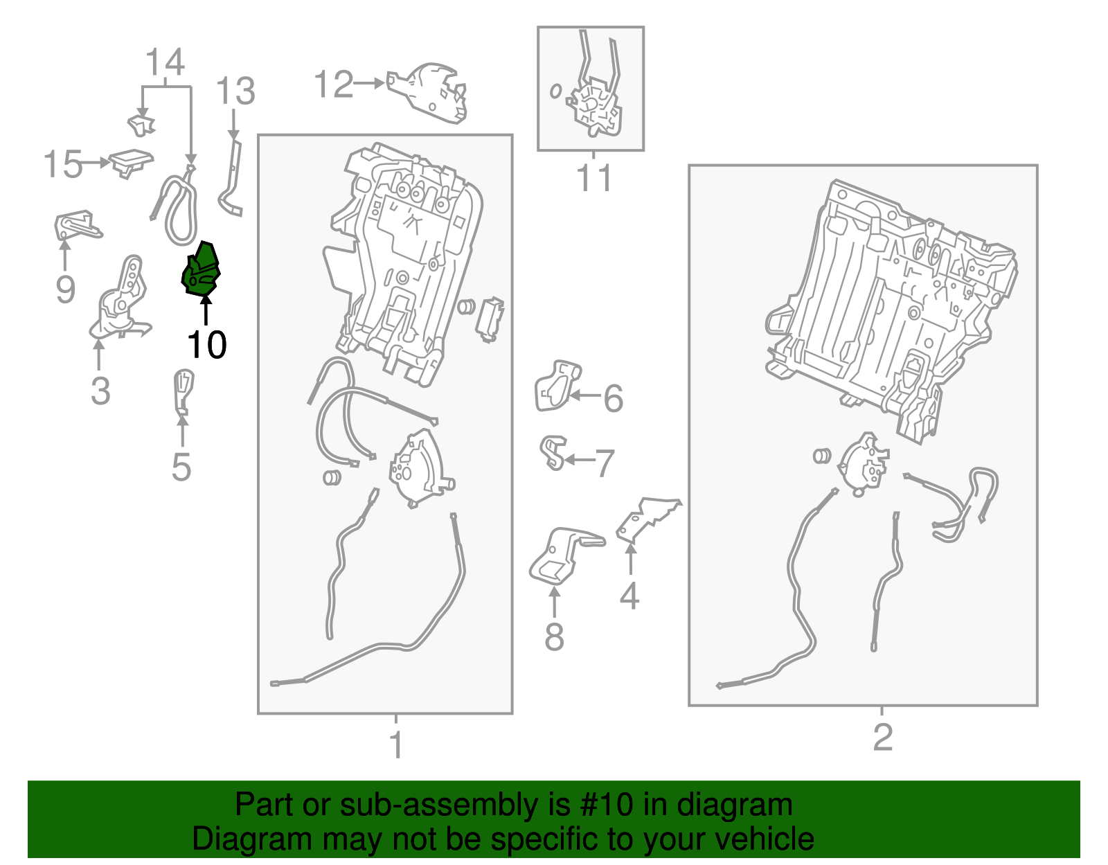 2012-2016 Honda CR-V Lock 82220-T0A-A03 | Honda Factory Parts