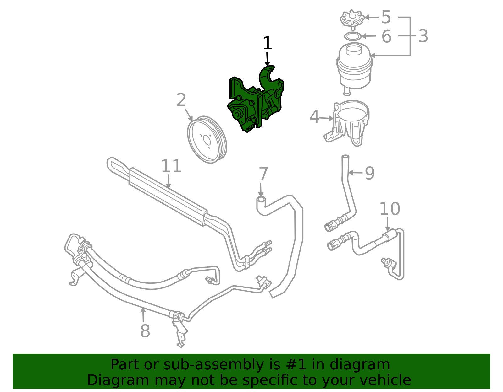 32-41-3-428-010 - Power Steering Pump 2007-2008 BMW X3 | BMW Auto Parts ...