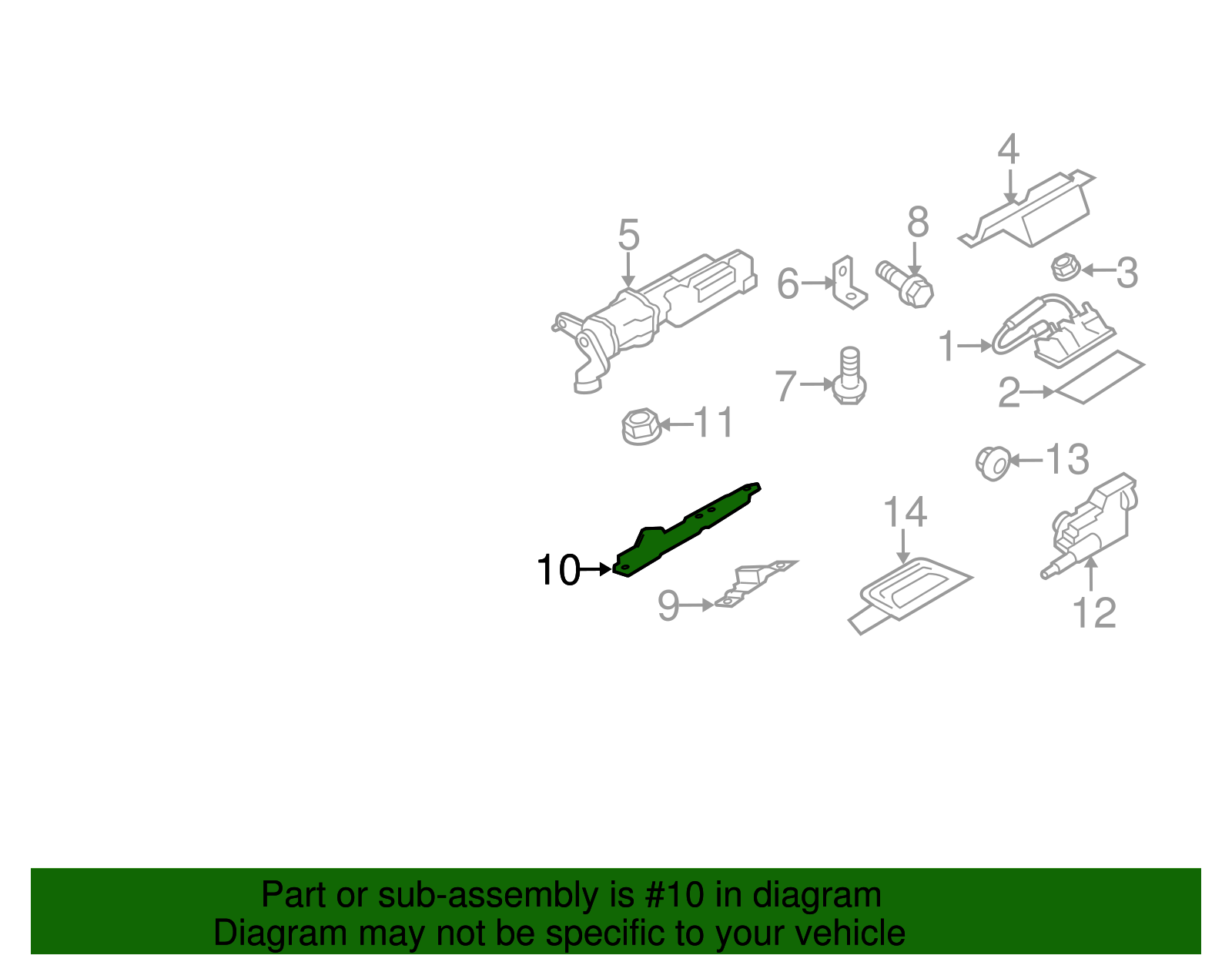 2006-2017 Audi Lift-Gate Lock Striker Plate 4F9-827-383-G | Audi USA Parts
