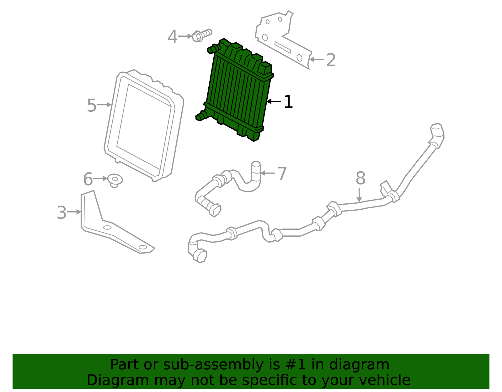 LR114541 - Auxiliary Radiator 2020-2025 Land Rover | Land Leaping ...