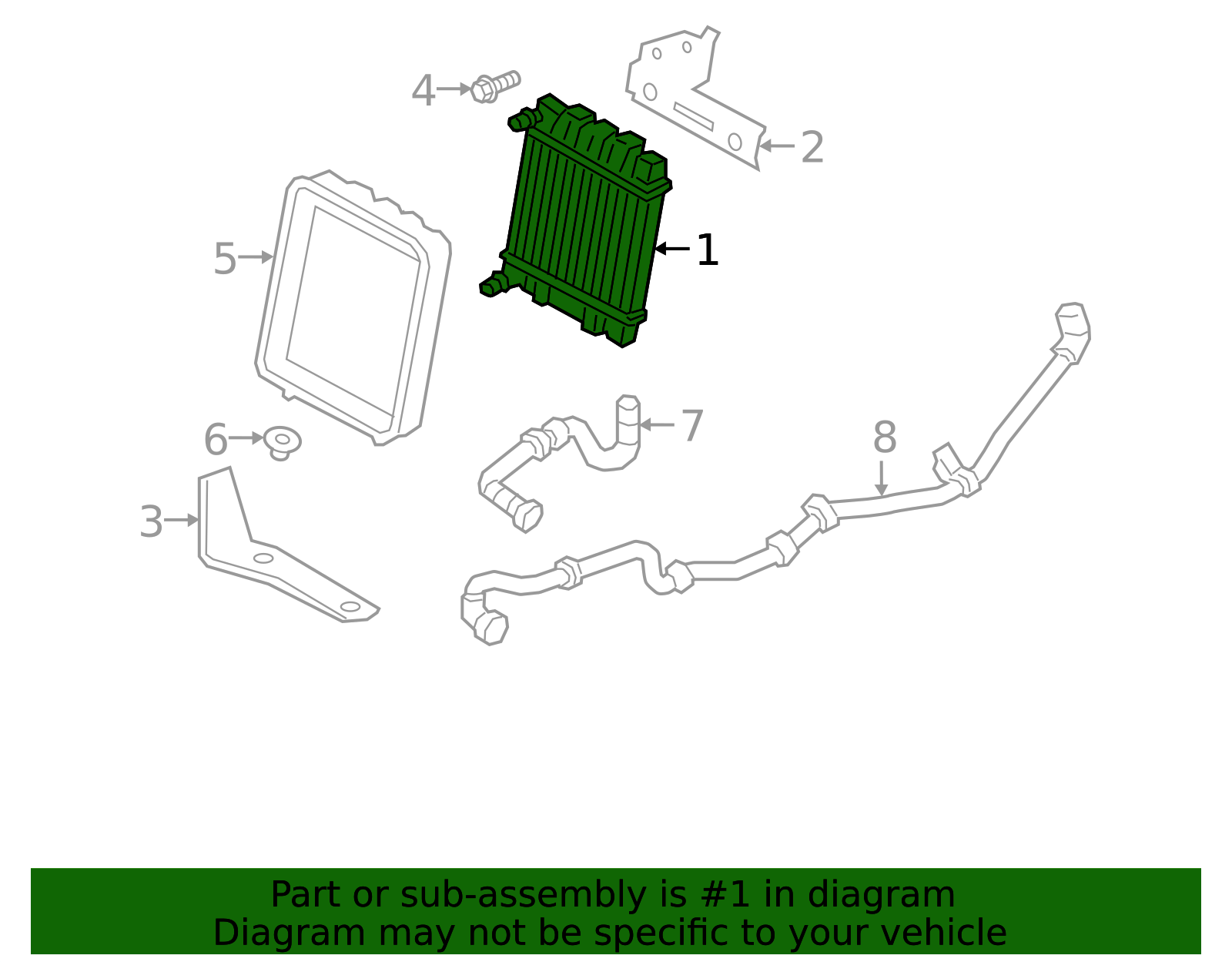 LR114541 - Auxiliary Radiator 2020-2025 Land Rover | Land Leaping ...