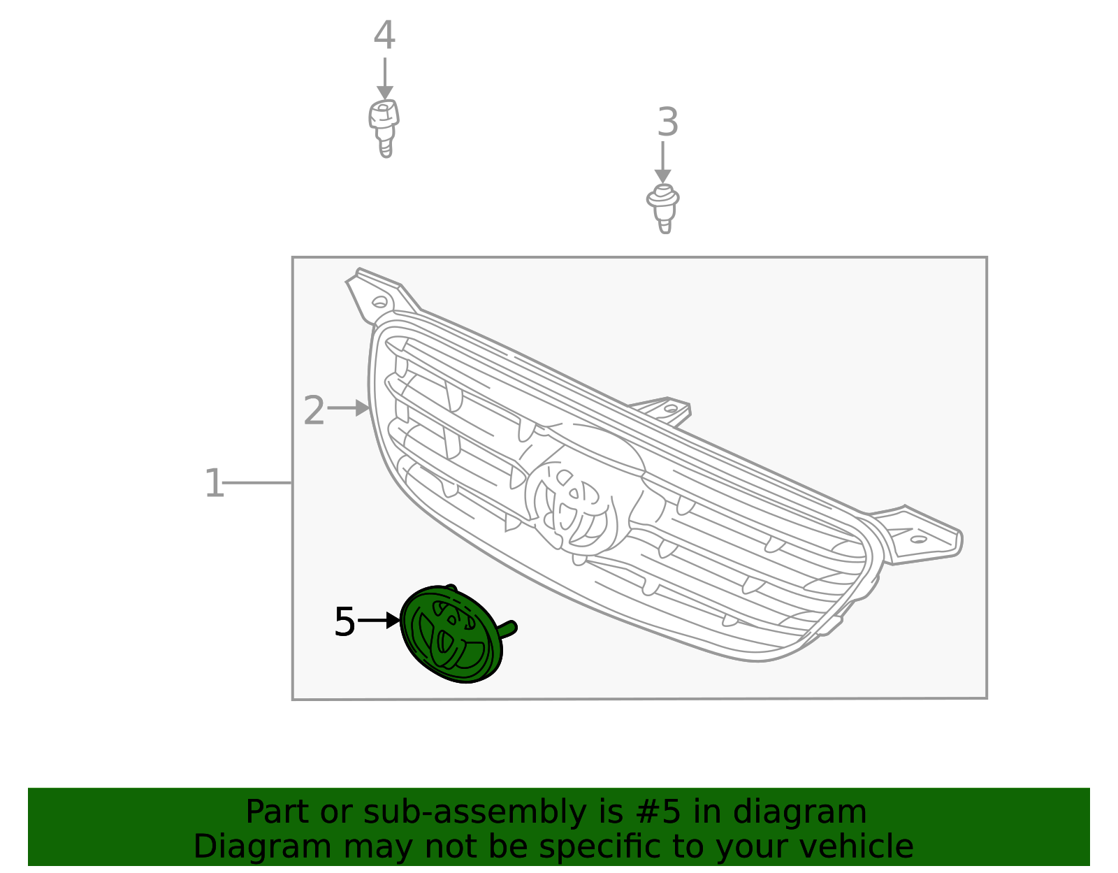 75311-02110 - Toyota Emblem 2003-2008 Toyota Corolla | Performance Auto ...