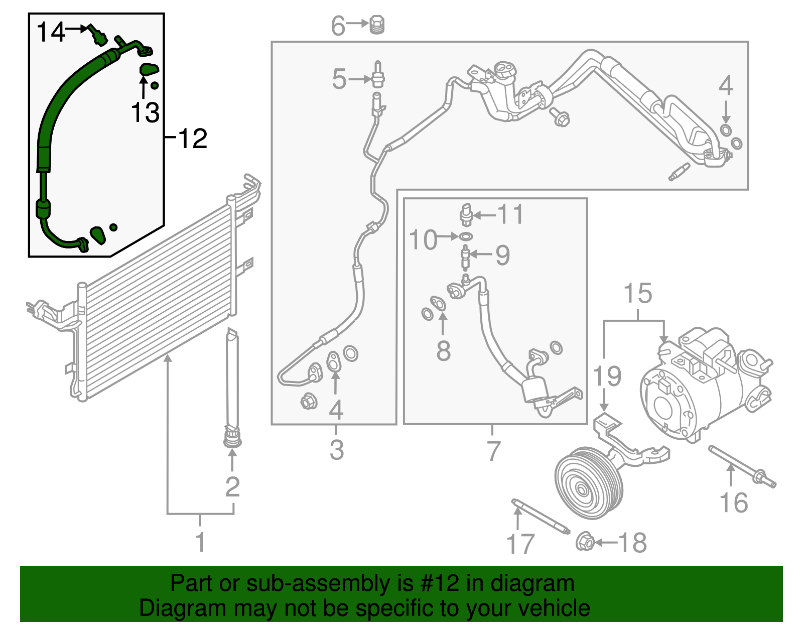 2013-2019 Ford OEM NEW 2013-2019 Ford Lincoln MKT Flex Police Sedan ...