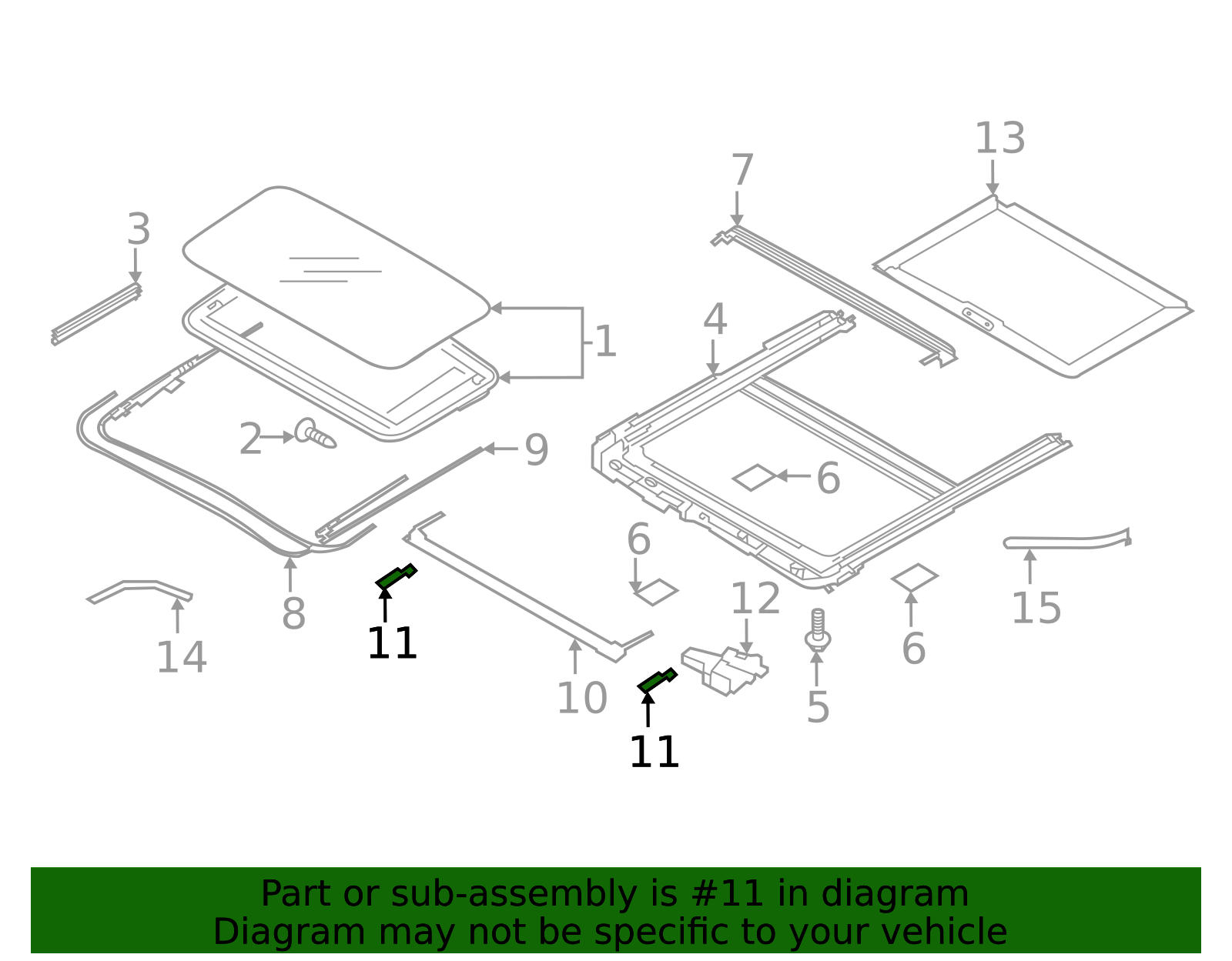 65423AL01A - Air Deflector Guide 2015-2025 Subaru | Subaru Factory ...