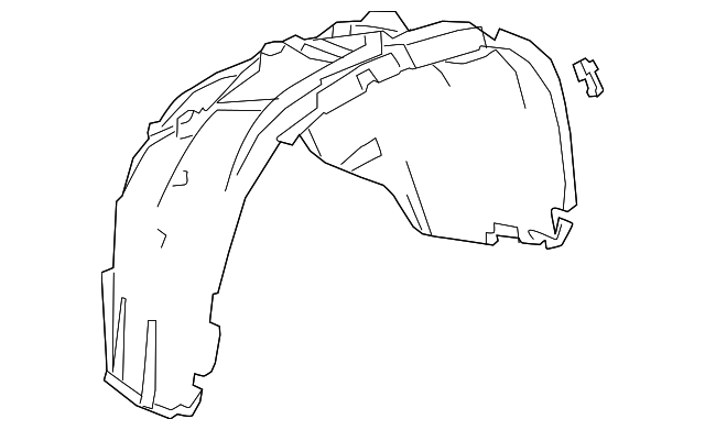 2022-2025 Chevrolet Fender Liner 85594209 GM | GMPartsDirect.com