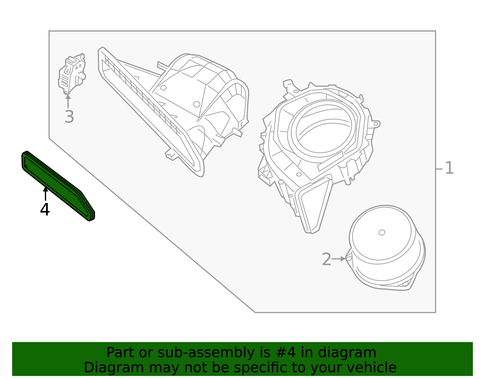 2013-2020 Nissan Pathfinder Duct 27888-3JA0B | Mossy Nissan Oceanside Parts
