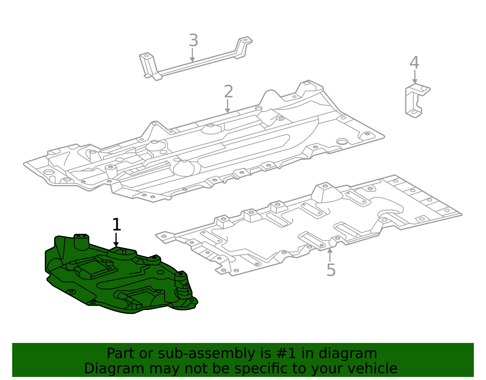 2021-2025 Toyota Mirai Front Cover 58404-62010 | Toyota Parts Center