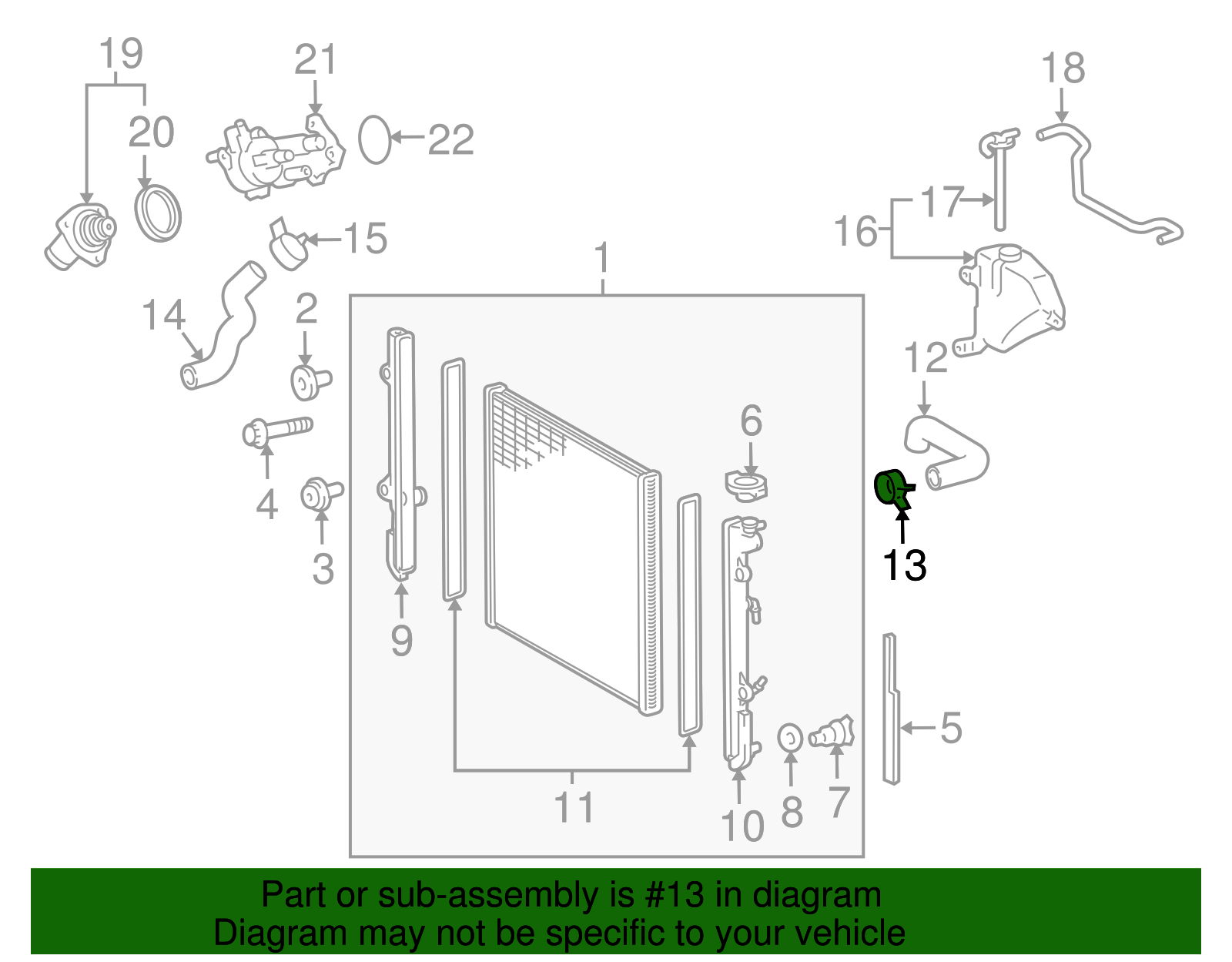 90466-A0026 - 2006-2024 Lexus - Radiator Hose Clamp | My L Parts