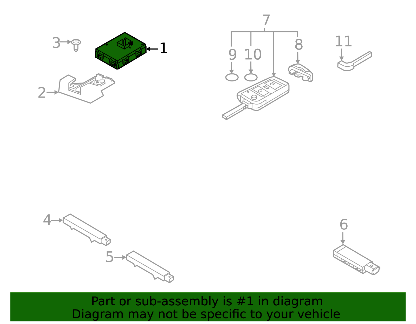 2024-2025 Volkswagen Control Module 3Q1-959-435-C | VW Direct Auto Parts