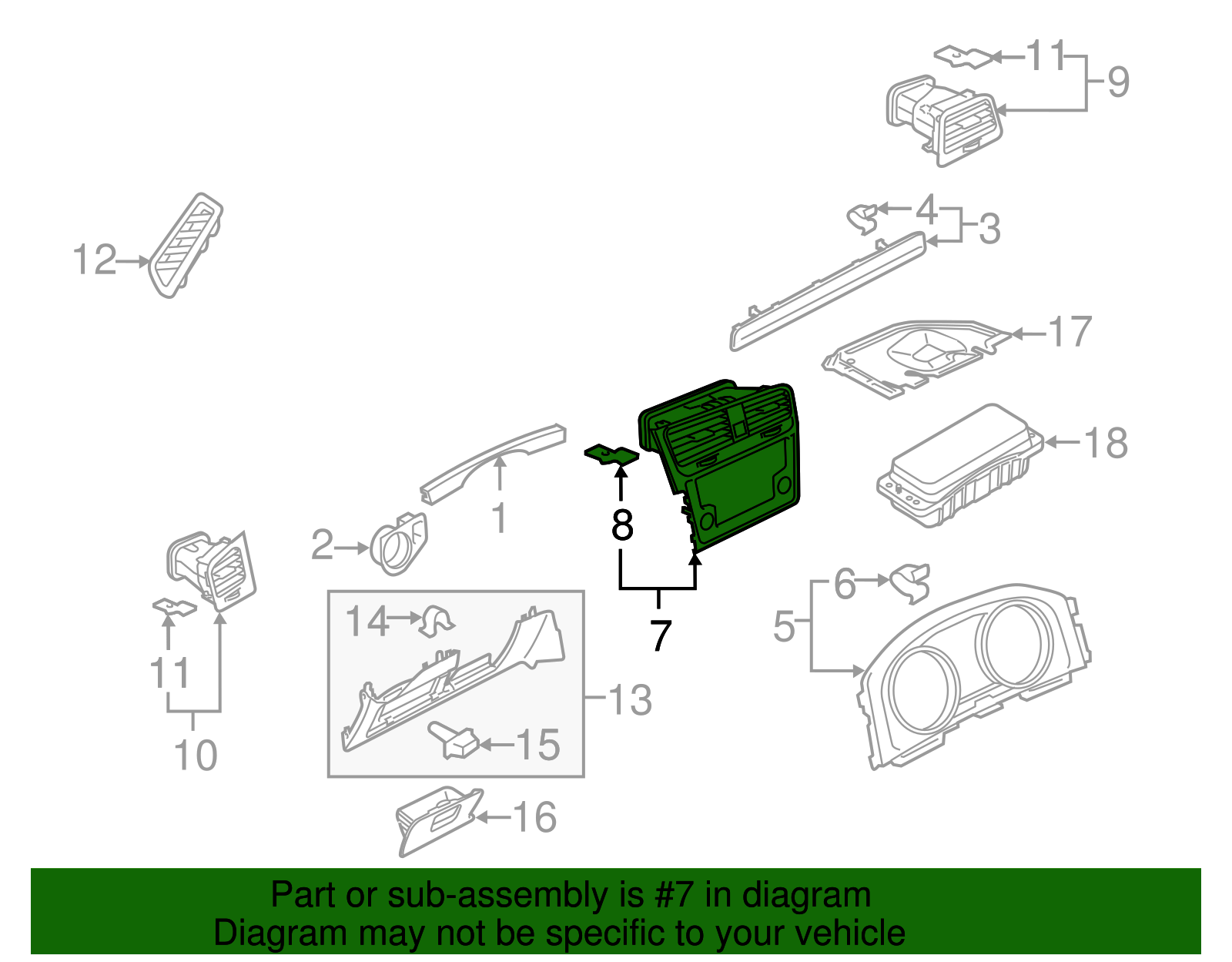 5GM-819-728-D-DMD - Radio Trim 2015-2017 Volkswagen | OEM VW Parts Haus