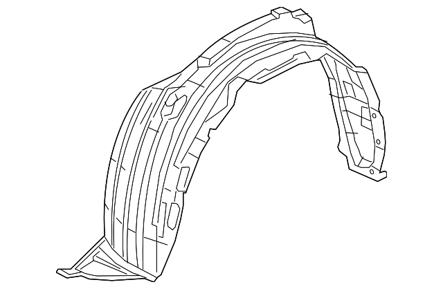 74150-TLA-A00 - 2017-2022 Honda CR-V - Fender Assembly L Front (Inner ...