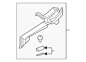 2017-2022 Honda CR-V Fender Ledge Cover 74207-TLA-A00 | Honda Factory Parts