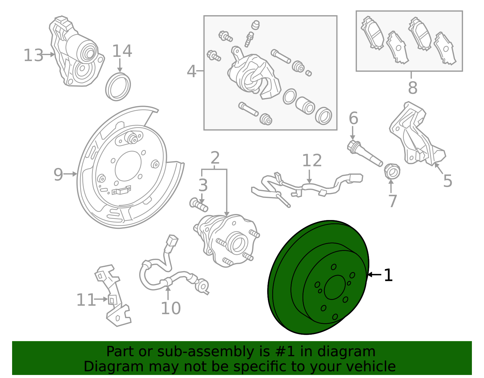 42431-48090 - Lexus Rotor 2016-2022 Lexus | Performance Auto Parts