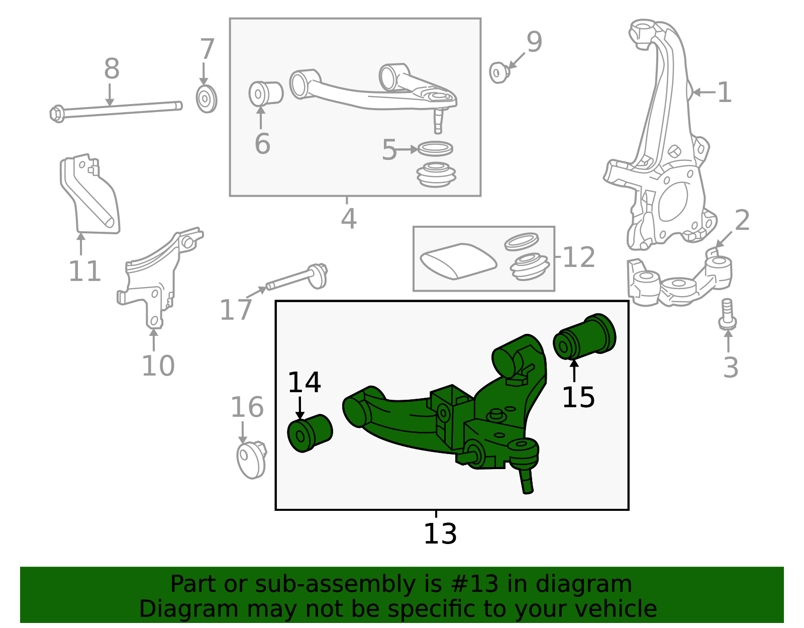 48069-60080 - Suspension Control Arm Longo Toyota Parts