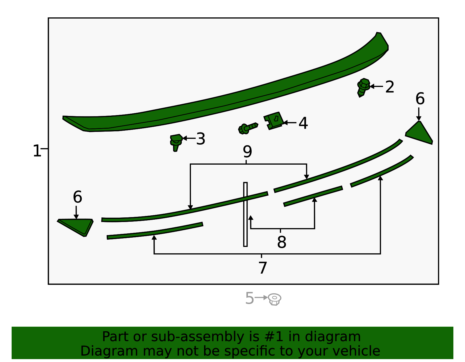 76085-02280 - Toyota Rear Spoiler 2020-2022 Toyota Corolla ...