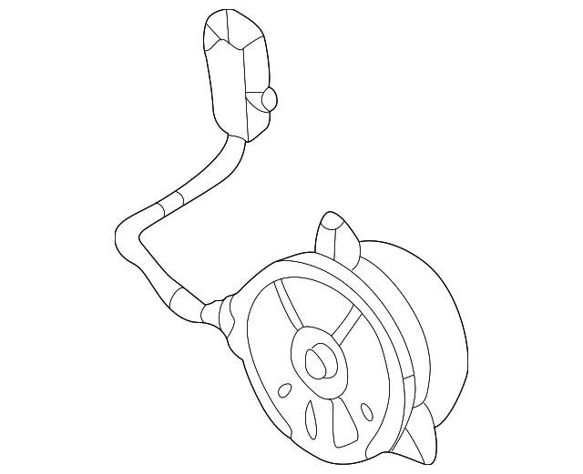 19030-PZD-A01 - 2003-2009 Honda Element - Motor Cooling Fan (Denso ...