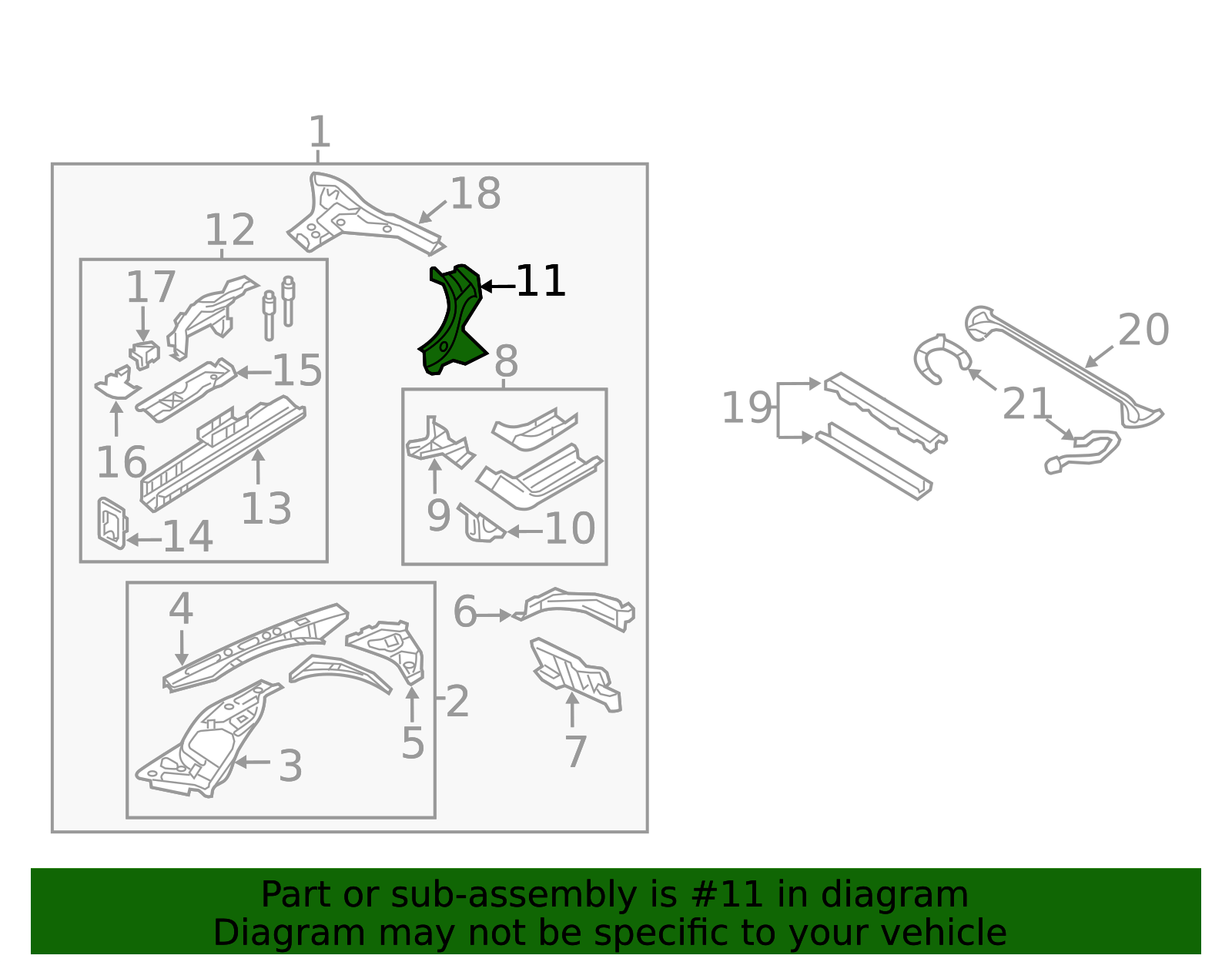 FE01-54-342 - Reinforcement 2004-2011 Mazda RX-8 | MazdaParts.US Store