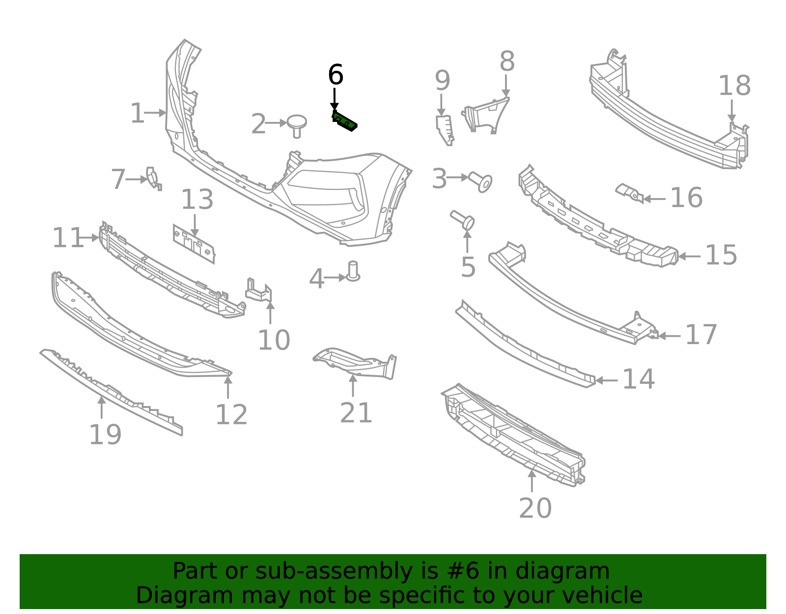 2021-2025 Nissan Rogue Side Bracket 62222-6RR0B | Scott Evans Nissan Parts