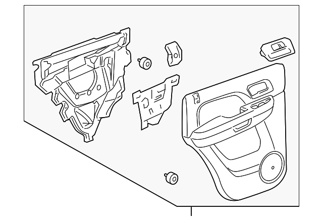 2007-2009 Cadillac Escalade Door Trim Panel 25780020 | Capital Chevy Parts