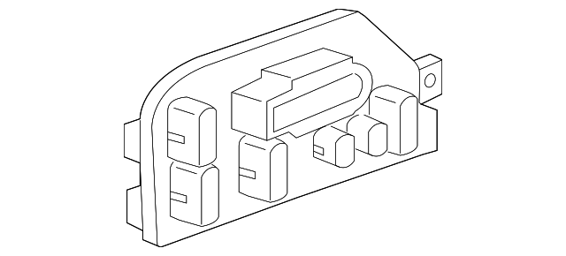 2014-2017 GM Rear Lamp Wiring Harness Junction Block 23208492 GM ...