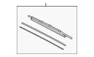 Hyundai - 98350-G2000 - Wiper Blade - 2017-2025 Hyundai | OEM Hyundai ...