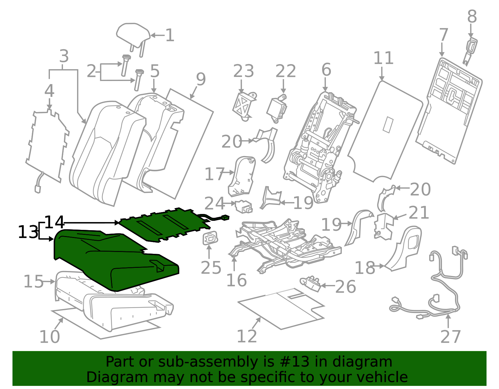 71075-0E310-F3 - High-Quality Seat Cushion Cover for 2016-2019 Lexus ...