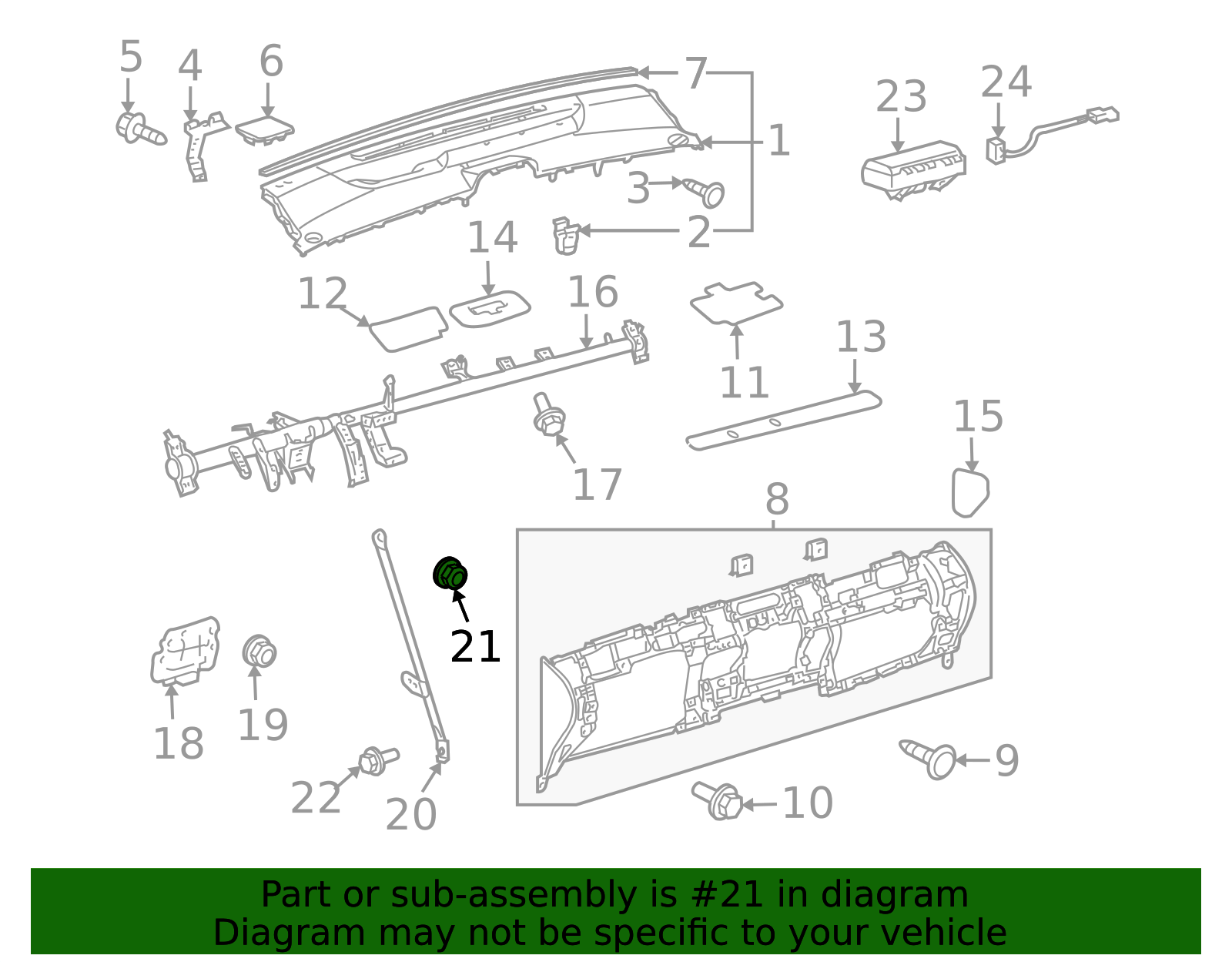 Genuine Official Toyota Support Brace Nut part# 90179-08063 for 1996 ...