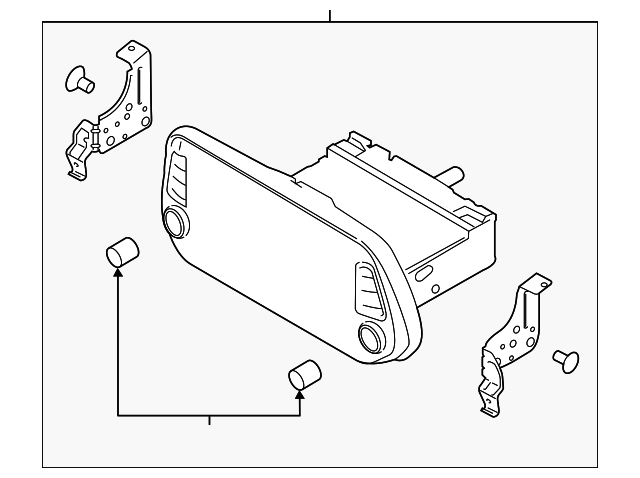 96560-CL070-RET - 2021-2023 Hyundai Santa Fe - Receiver | Hyundai Parts Express