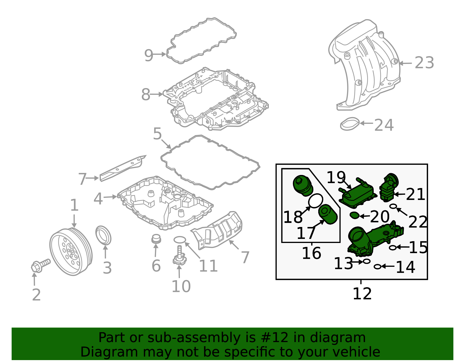 2017 Porsche 911 Oil Conducting Housing 0PB-115-401-L | Porsche Marin