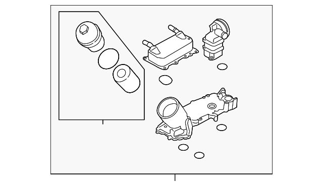 2017 Porsche 911 Oil Conducting Housing 0PB-115-401-L | Porsche Marin