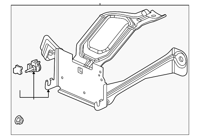 36801-T7A-J11 - 2019-2022 Honda HR-V - Mount Bracket | Genuine Honda Parts