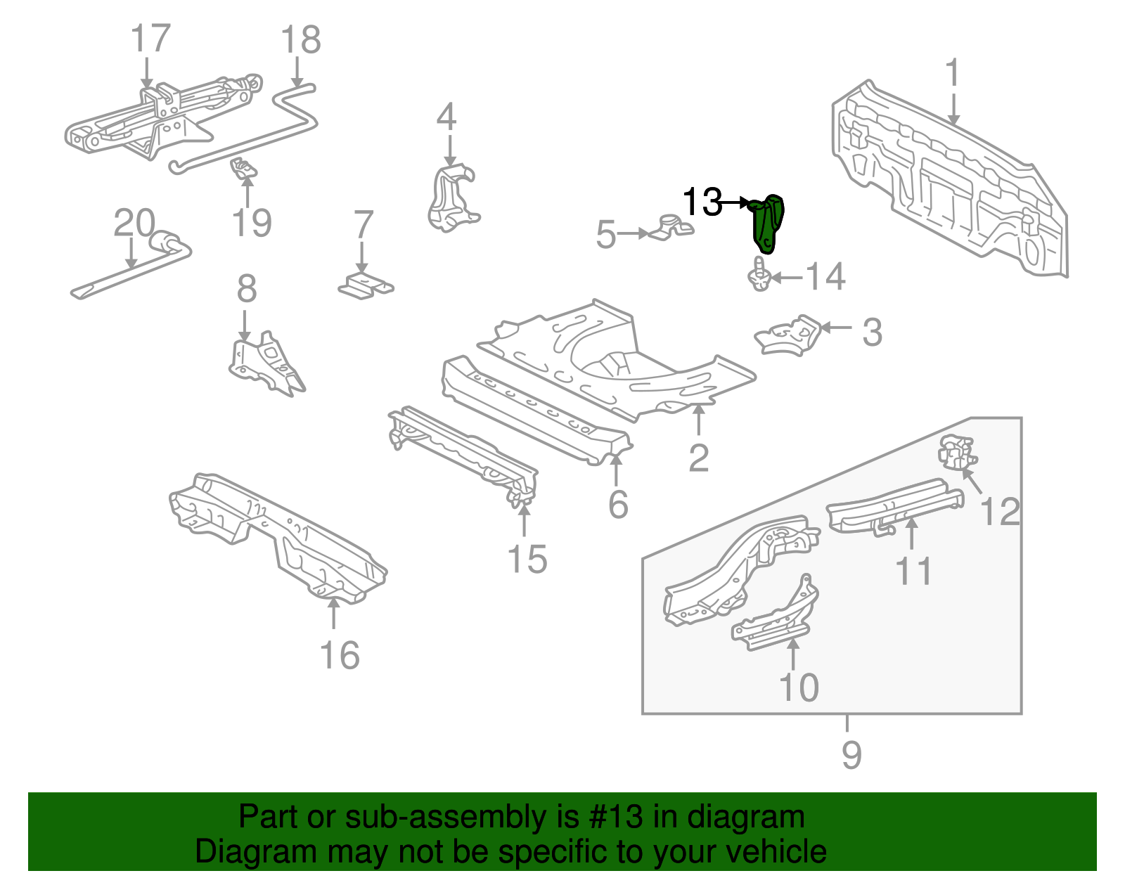 51968-20140 - Tow Hook 2000-2010 Toyota | Toyota San Diego Parts
